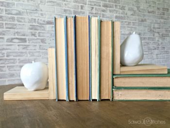 DIY Book Ends - Sawdust 2 Stitches